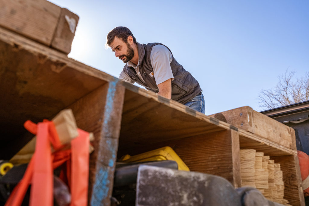 Construction Staking in Lubbock for the Adelpho Cellars Project